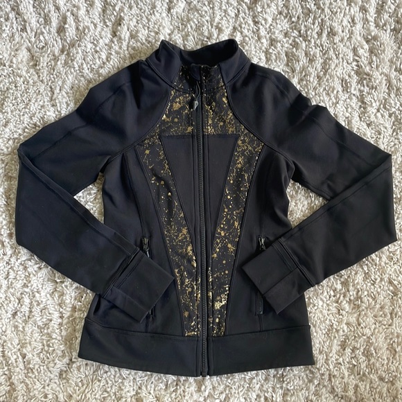 Ivivva | Jackets & Coats | Ivivva Black And Gold Kids Jacket | Poshmark